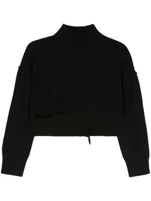MAISON MARGIELA Cut-out Jumper - Black