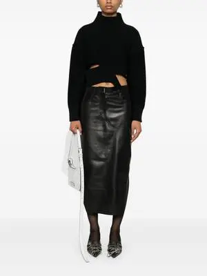 MAISON MARGIELA Cut-out Jumper - Black
