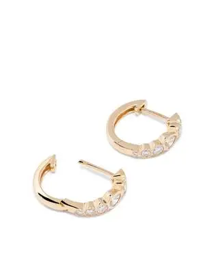 ANITA KO Diamond Huggie Hoop Earrings