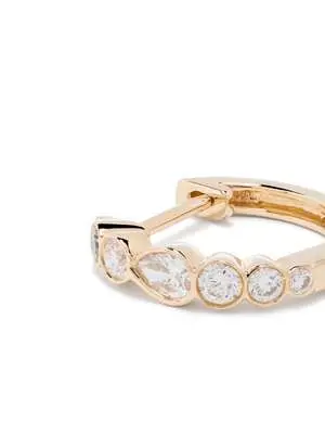 ANITA KO Diamond Huggie Hoop Earrings