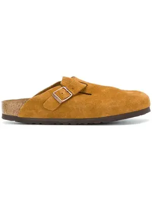 BIRKENSTOCK Boston Slippers - Brown