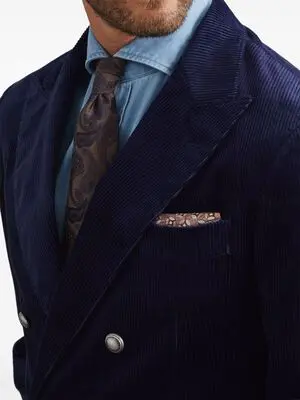 Brunello Cucinelli Geometric-pattern Pocket Square