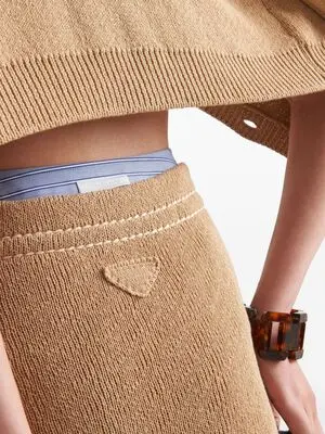 Prada Knitted Mini Skirt