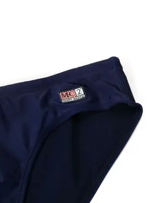 MC2 SAINT BARTH Cayo Logo-patch Swimming Trunks - Blue