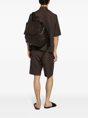 Dolce & Gabbana Straight-leg Cotton Cargo Shorts - Brown