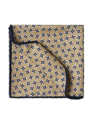 Brunello Cucinelli Geometric-pattern Pocket Square