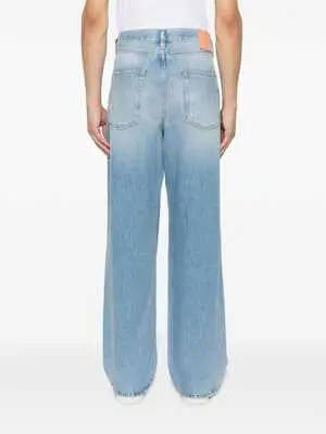 Acne Studios Mid-rise Wide-leg Jeans - Blue