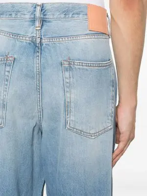 Acne Studios Mid-rise Wide-leg Jeans - Blue