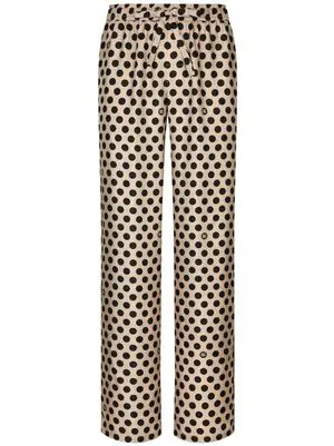 Dolce & Gabbana Polka Dot-print Trousers