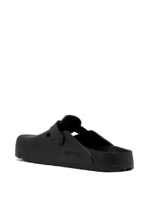 BIRKENSTOCK Boston Leather Clogs - Black