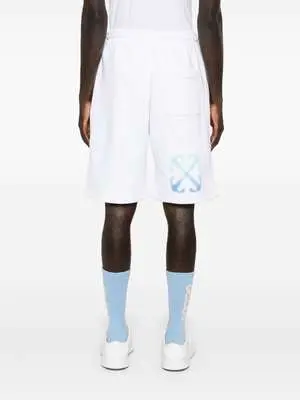 Off-White Arrow Cotton Jersey Shorts