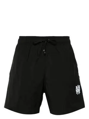 Amiri Ma Core-print Swim Shorts - Black