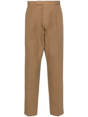 DELL'OGLIO Mid-rise Twill Chinos