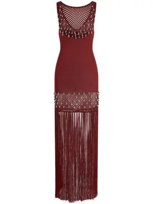 Rabanne Fringed Maxi Dress