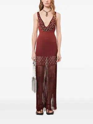 Rabanne Fringed Maxi Dress