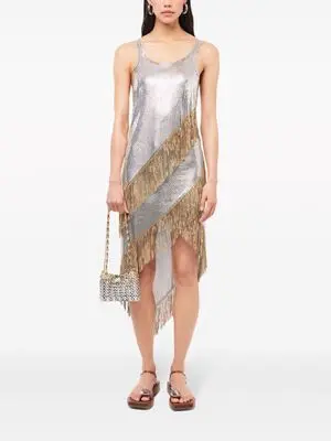 Rabanne Fringed Chainmail Tank Top
