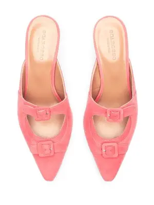 SCAROSSO Liz 55mm Suede Mules