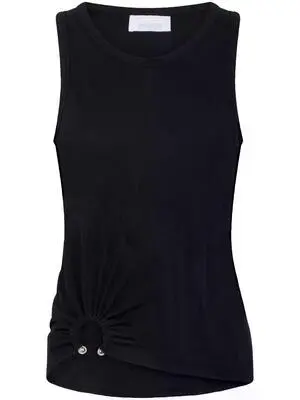 Rabanne Asymmetric Gathered-detail Tank Top