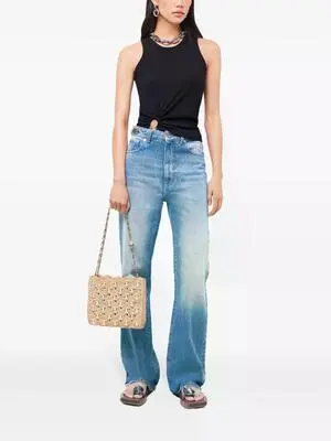 Rabanne Asymmetric Gathered-detail Tank Top
