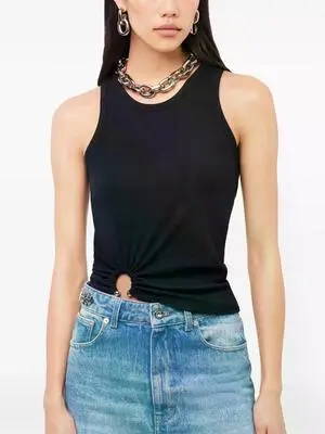Rabanne Asymmetric Gathered-detail Tank Top