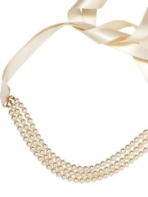 JENNIFER BEHR Blaire Faux Pearl-embellished Choker