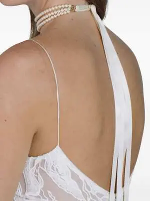 JENNIFER BEHR Blaire Faux Pearl-embellished Choker