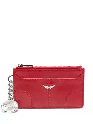 Zadig&Voltaire Sunny Leather Card Holder - Red