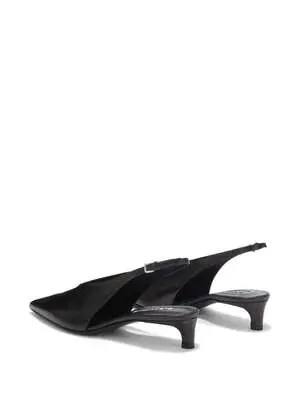 JIL SANDER Pointed-toe Slingback Pumps - Black