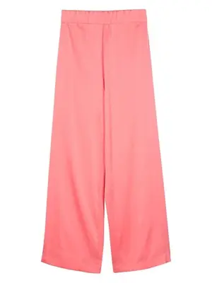 D.exterior Satin Wide Trousers