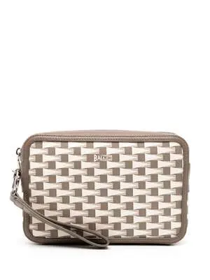 Bally Pennant Clutch Bag - Brown