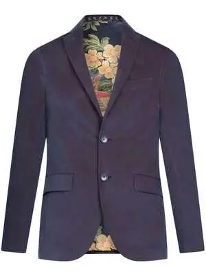Etro Single-breasted Velvet Blazer