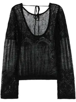 HERSKIND Kent Open-knit Top