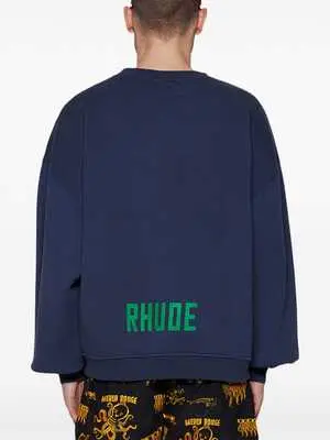 Rhude Hampton Regatta Cotton Sweatshirt