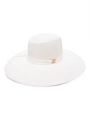 Alberta Ferretti Logo-plaque Sun Hat
