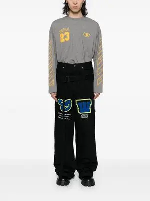 Off-White Vars Hamer Wide-leg Jeans