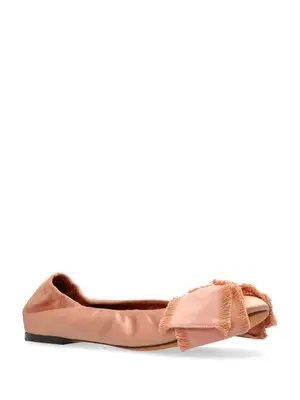 LANVIN Bow-detail Ballerina Shoes - Pink