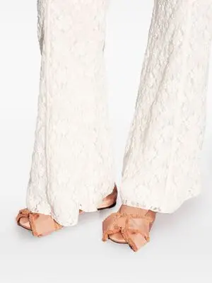LANVIN Bow-detail Ballerina Shoes - Pink