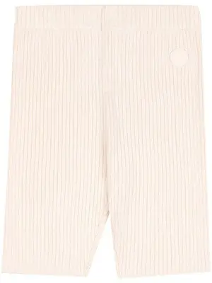 SPORTY & RICH Srhwc Ribbed-knit Shorts