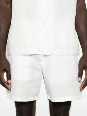 Missoni Zigzag-jacquard Bermuda Shorts - White
