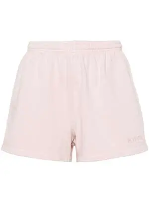 ROTATE BY BIRGER CHRISTENSEN Logo-embroidered Track Shorts