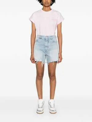Balmain High-rise Denim Shorts