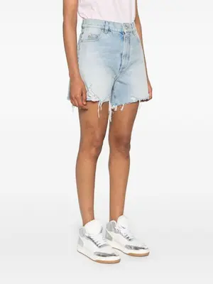 Balmain High-rise Denim Shorts