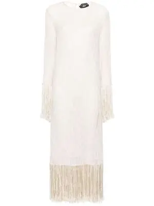 TALLER MARMO Nile Fringed Midi Dress