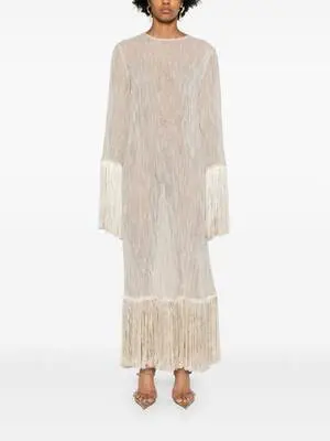 TALLER MARMO Nile Fringed Midi Dress