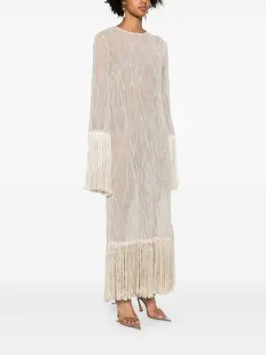 TALLER MARMO Nile Fringed Midi Dress