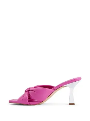 Michael Kors Elena Leather Sandals - Pink