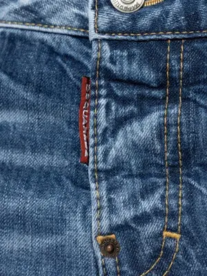 Dsquared2 Logo-patch Cropped Jeans