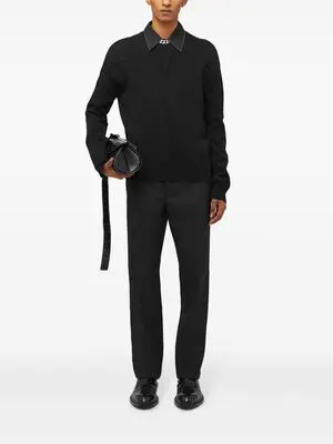 JIL SANDER Round-neck Wool-blend Jumper