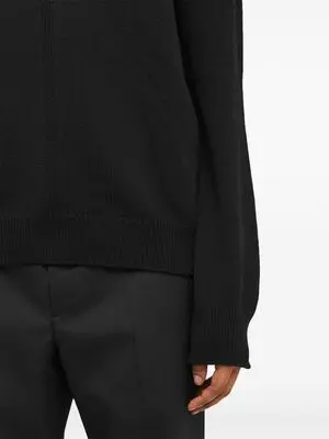 JIL SANDER Round-neck Wool-blend Jumper