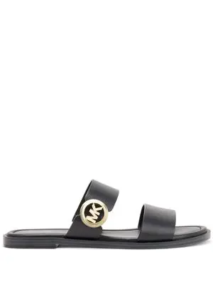 Michael Kors Vera Leather Sandals - Black